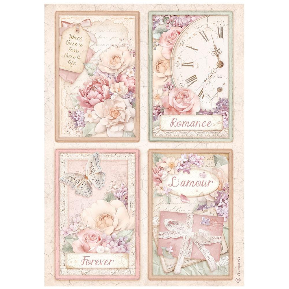 Stamperia - Romance Forever Ceremony - A4 Rice Paper - 4 Cards ...