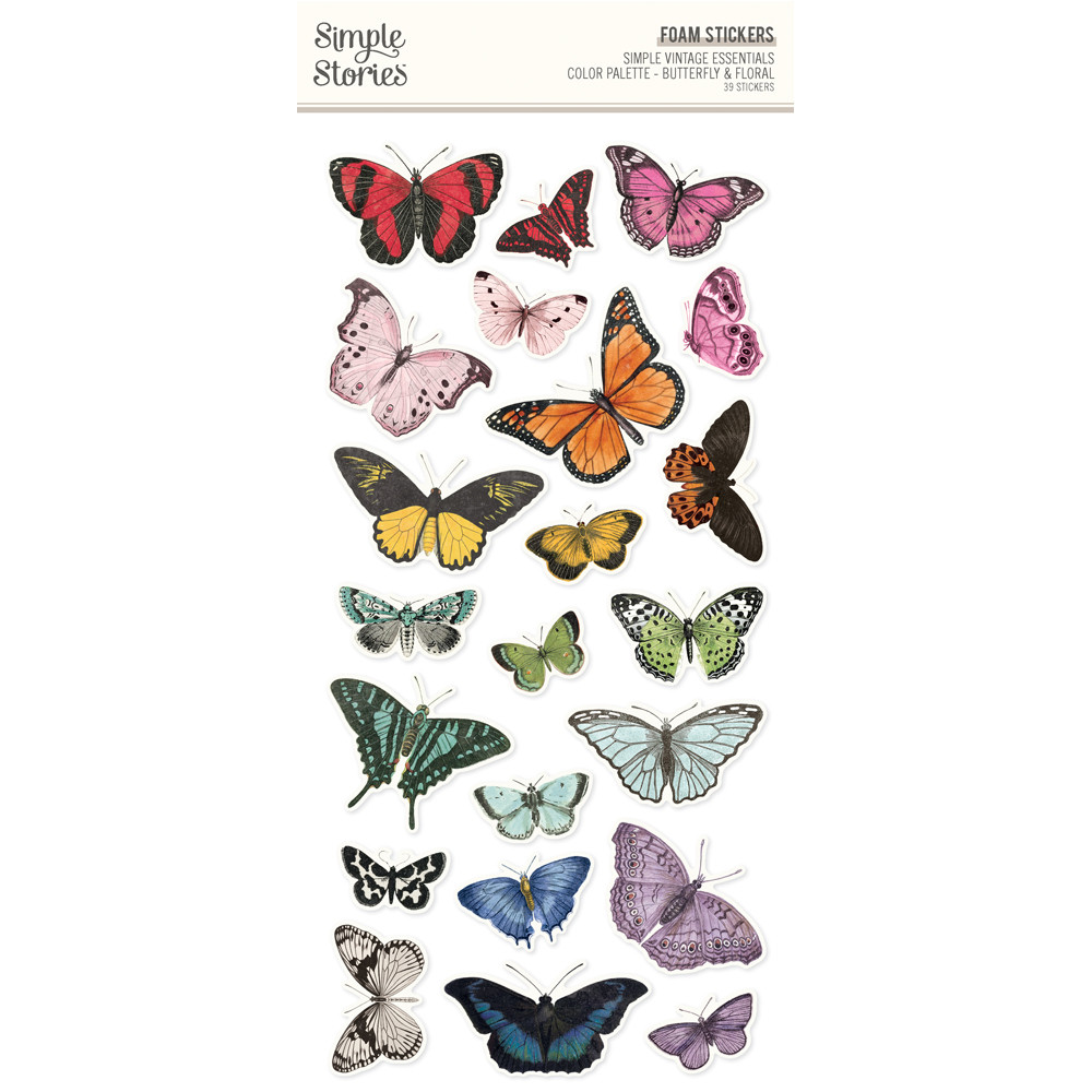 Simple Stories - Simple Vintage Essentials Color Palette - 6x12 Foam ...