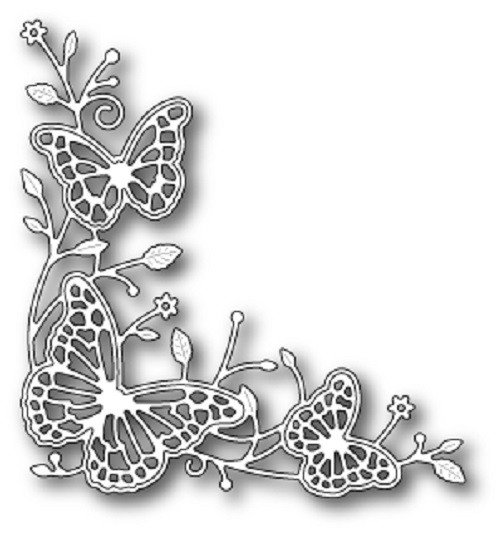 Memory Box Die - Fluttering Corner