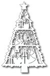 Tutti Designs Holiday Spirit Tree Die (Tutti-135) - The Rubber Buggy