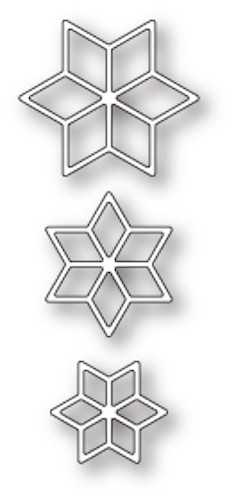 Memory Box - Craft Die - Adler Star Trio - The Rubber Buggy