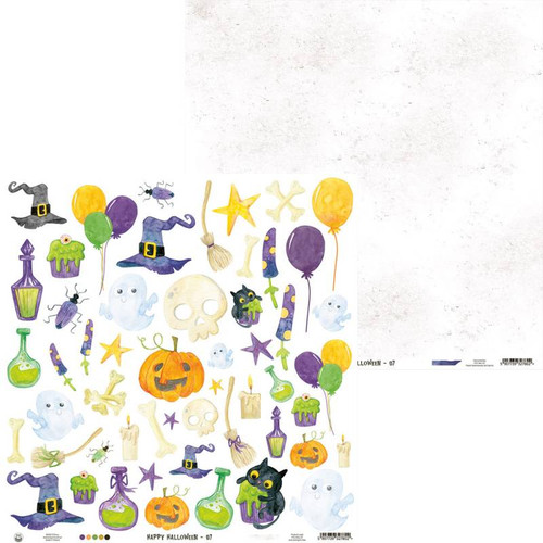 P13 Happy Halloween Collection 12 x 12 Paper - 07 (P13-HAL-07) - The ...