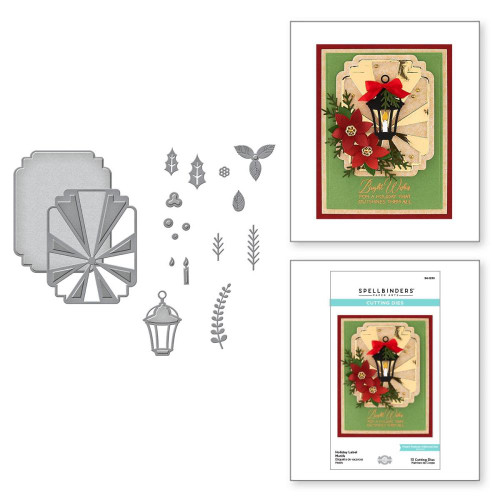 Spellbinders - The Seasonal Label Motifs Collection - Holiday Label ...