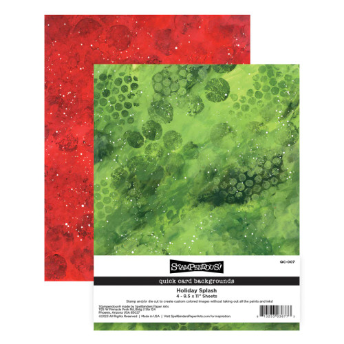 Spellbinders - Stampendous Holiday Hugs Collection - Holiday Splash ...