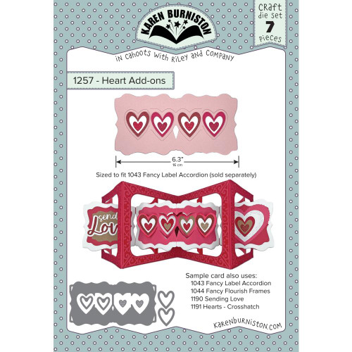 Karen Burniston Heart Add-Ons (1257) - The Rubber Buggy