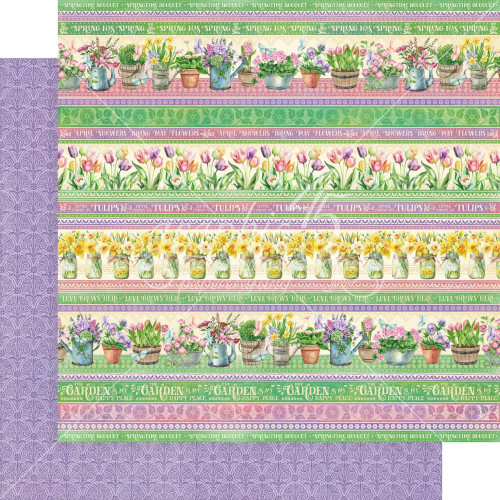 Graphic 45 - Grow With Love - 12x12 Scrapbook Paper - Garden Club ...