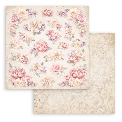 Stamperia - Romance Forever Ceremony - 12x12 Scrapbook Paper - Floral ...