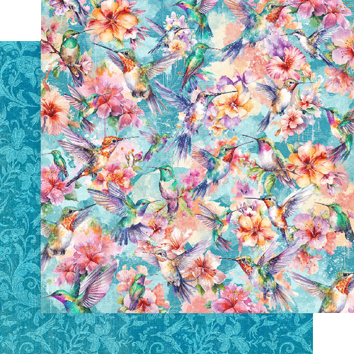 Graphic 45 - Flight of Fancy - 12 x 12 Scrapbook Paper - Happy ...