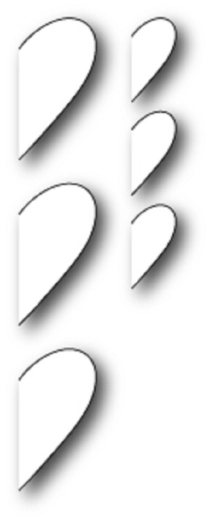 Memory Box Die - Half a Heart