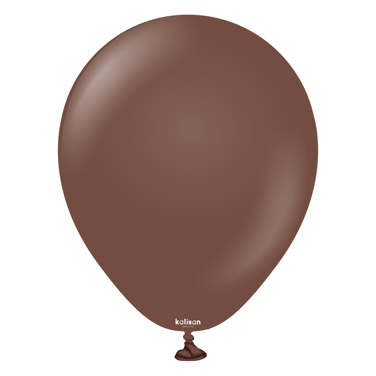 12"K Chocolate Brown Standard Latex balloon #11223451 Kalisan