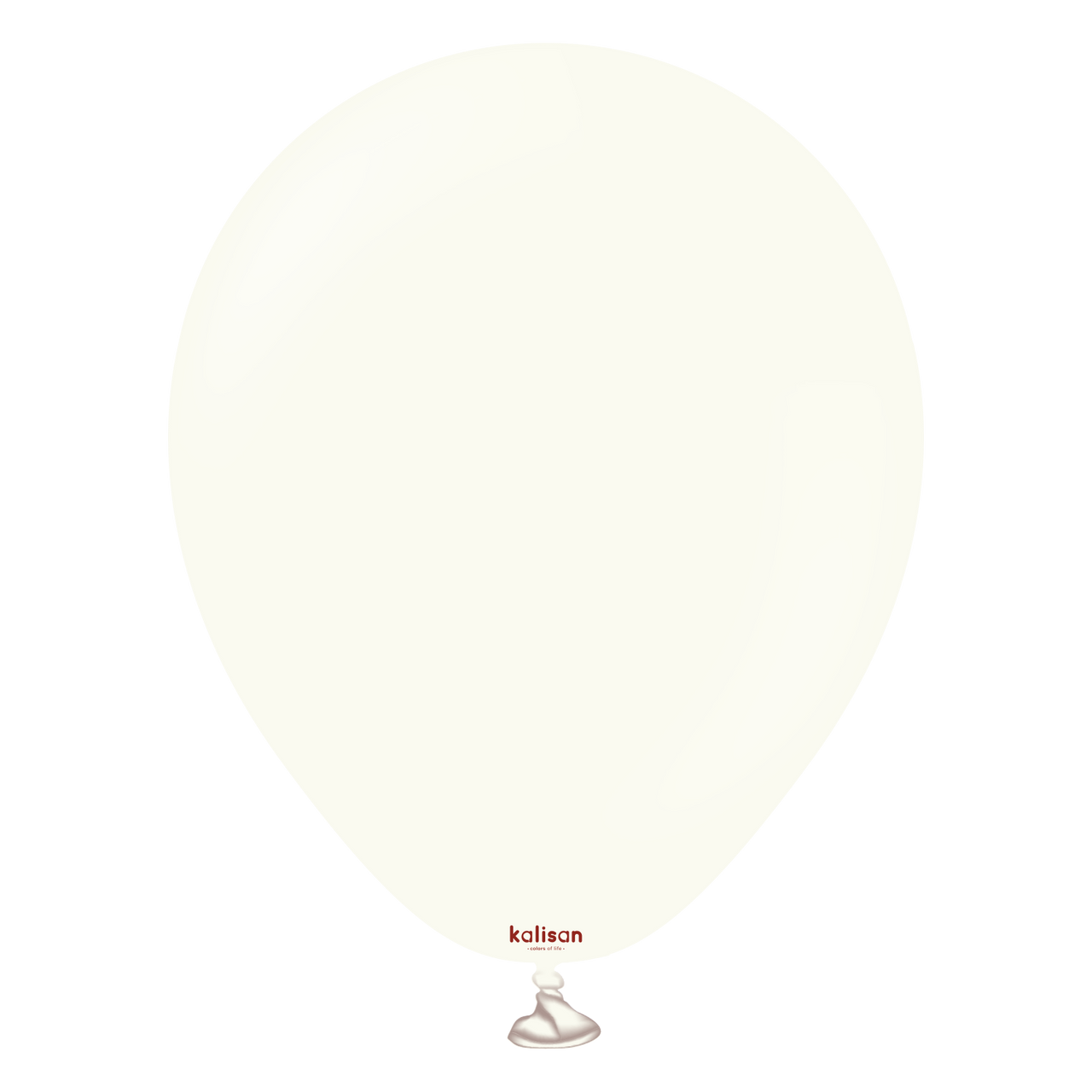 12"K Retro White Latex balloon #11280181 Kalisan