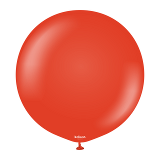 24"K Red Standard (2 count) latex balloon #12423136 Kalisan