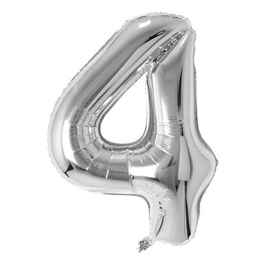 34"B Silver Number 4 Pkg (5 COUNT)