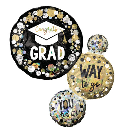 28"A Congrats Grad Way To Go Pkg (5 count)