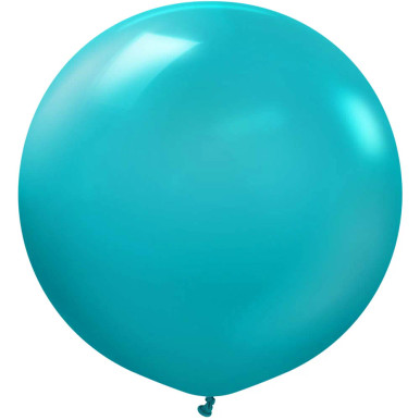 24"K Turquoise Standard (2 count) latex balloon #12423186 Kalisan