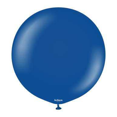 24"K Dark Blue Standard (2 count) latex balloon #12423196 Kalisan