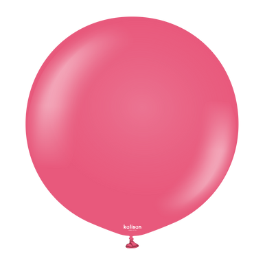 24"K Fuchsia Standard (2 count) latex balloon #12423216 Kalisan