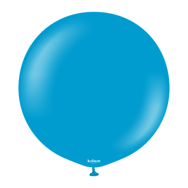 36"K Caribbean Blue Standard (2 count) latex balloon #13623476 Kalisan