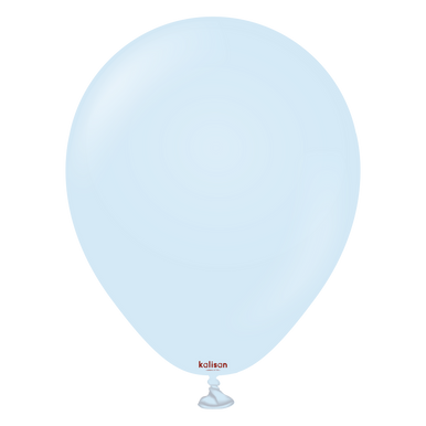 12"K Macaron Baby Blue Latex balloon #11230071 Kalisan
