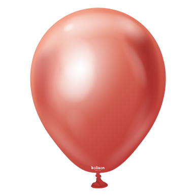 18"K Mirror Red latex balloons (25 count) #11850100 Kalisan
