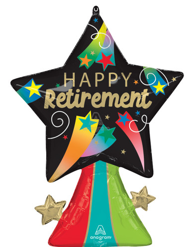 18"A Happy Retirement Confetti Pkg (5 COUNT)