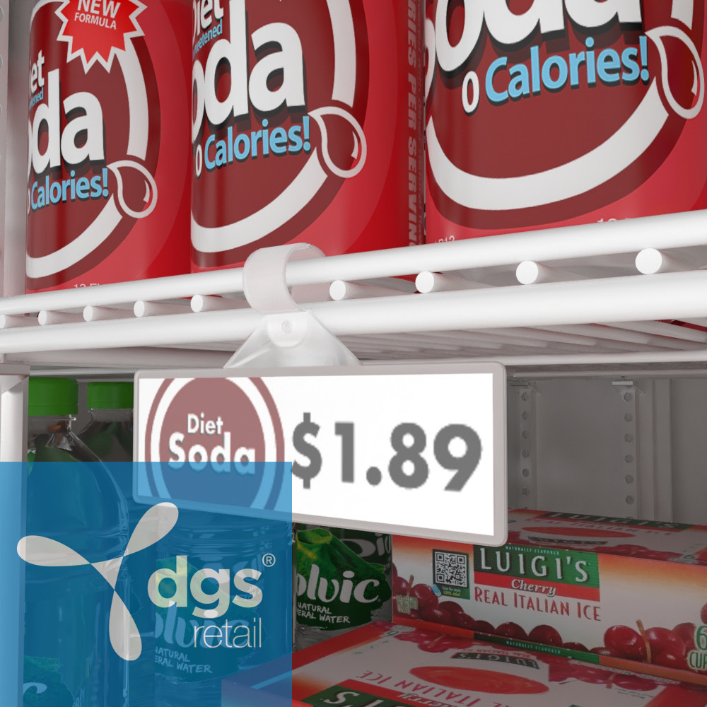 CoolClip™ Durable Label Holder for Wire Freezer/Cooler Shelves ...