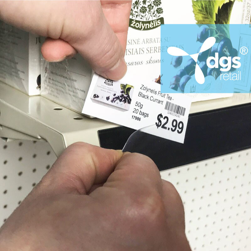 Adhesive Backed Plastic Shelf Strips On Sale | DGS Retail