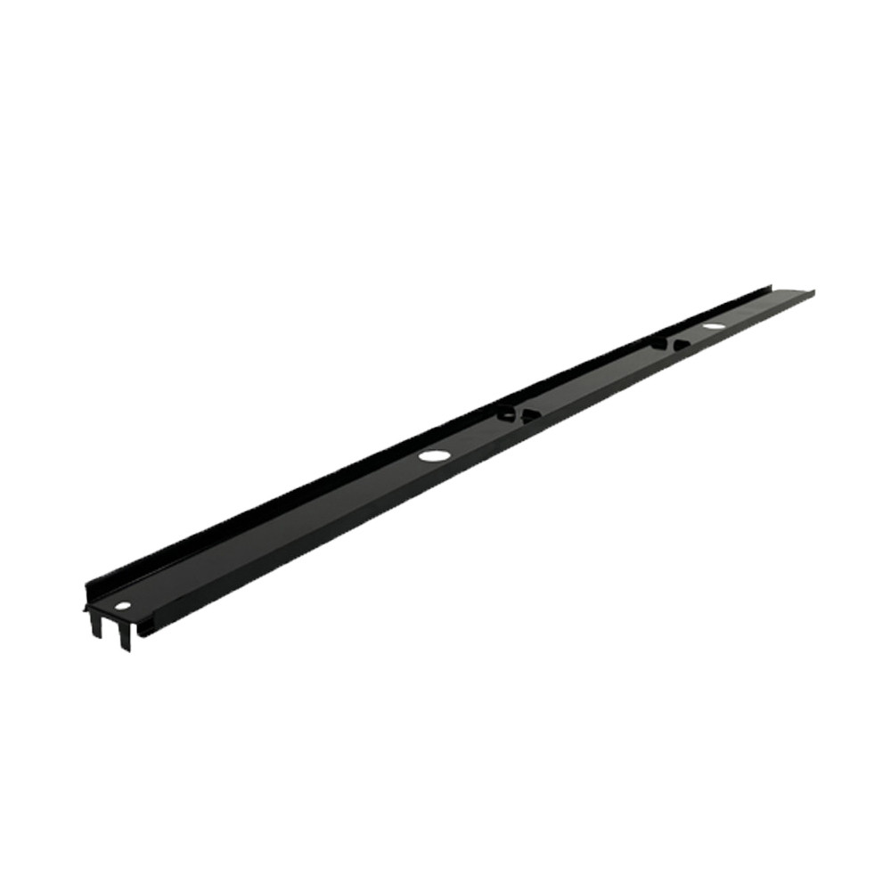 Lozier Gondola Shelving Parts | Black 48" Bottom Rail | DGS Retail