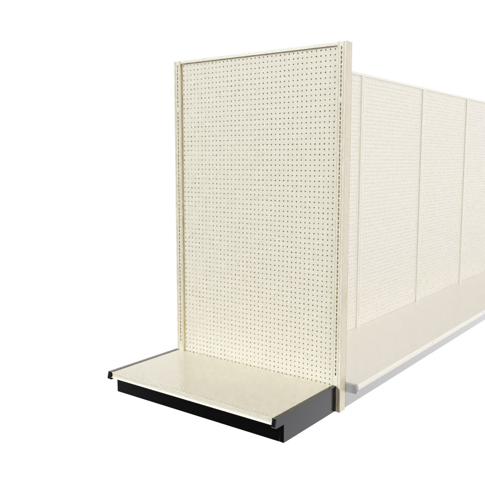 Lozier Shelving End Cap Display, Platinum 48W 84H 25D | DGS Retail