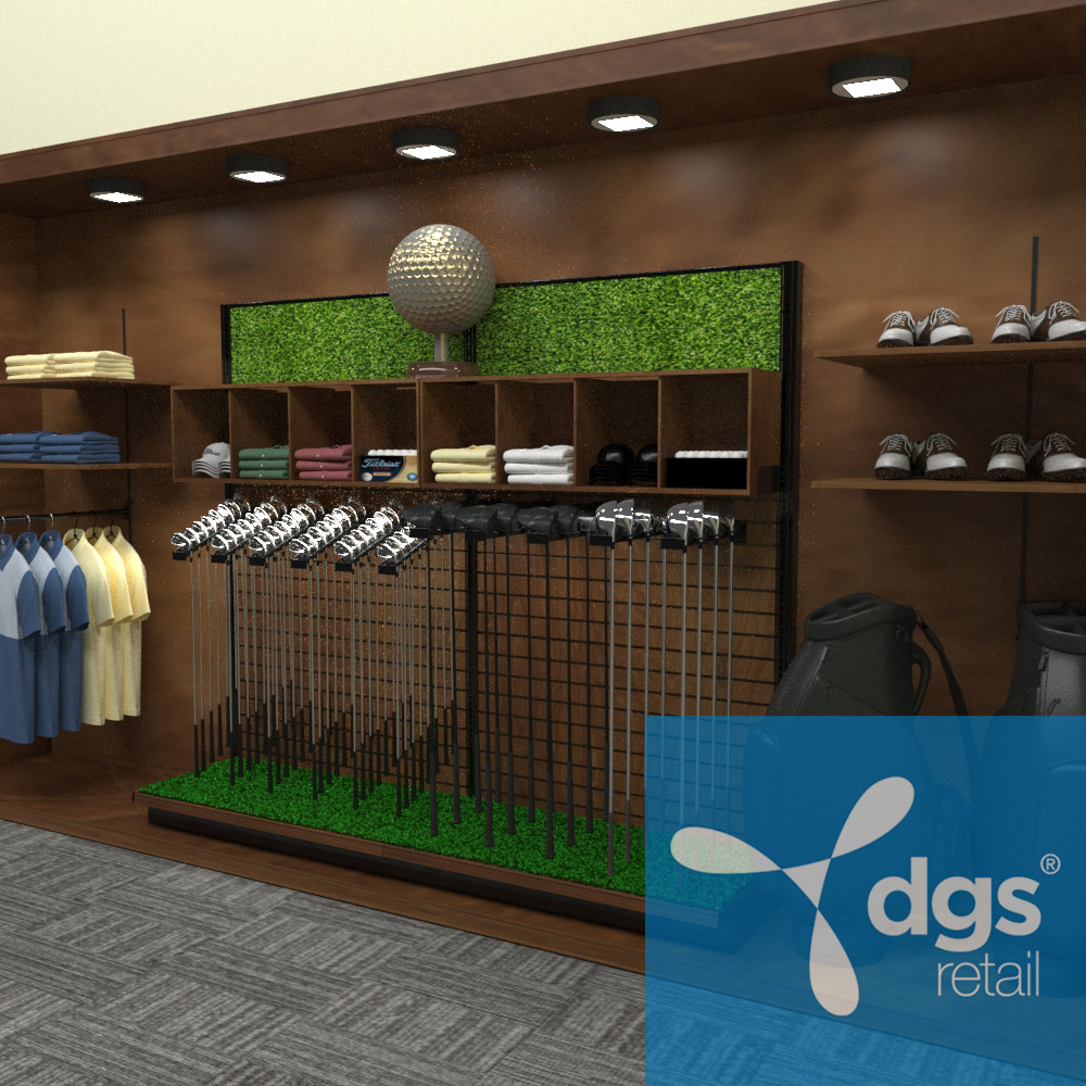 ClubExhibit Elite?Golf Club Display Rack: Spacious & Elegant Fixture ...