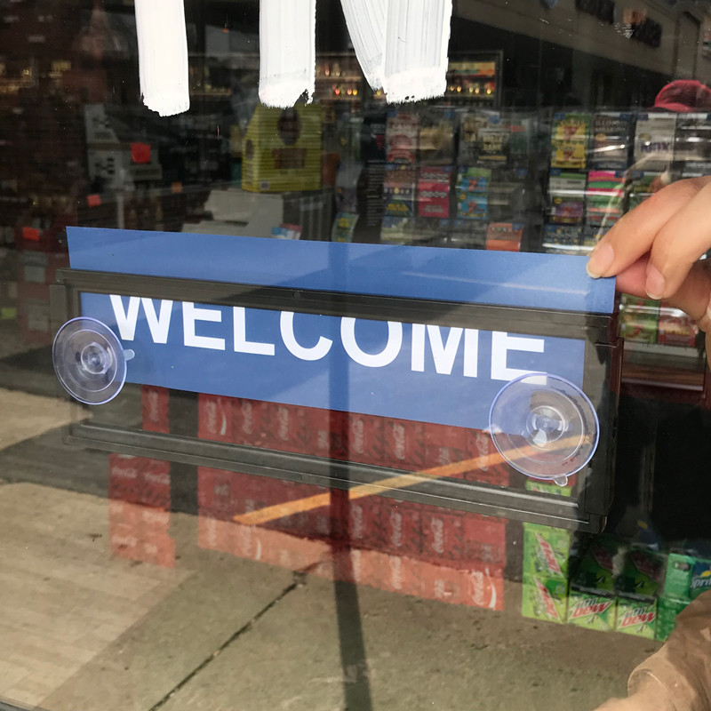 Suction Cup Sign Holder Frame For Glass Windows & Doors | DGS Retail