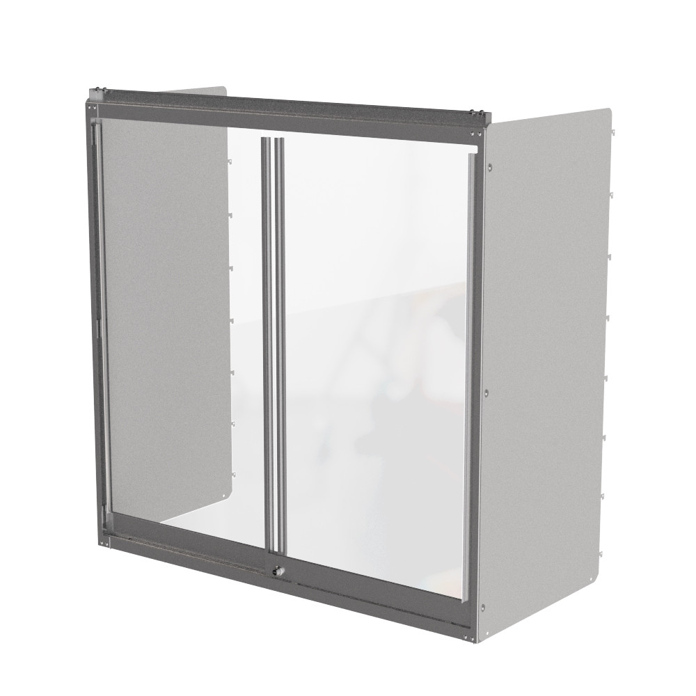 Lozier Gondola Security Case with Locking Glass Doors – 48” x 54" x 22 ...