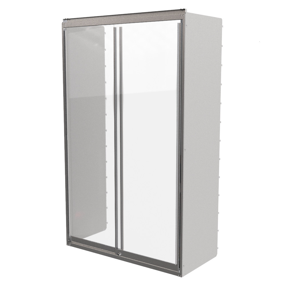 Lozier Gondola Security Case with Locking Glass Doors â€“ 48â€ x 84" x ...