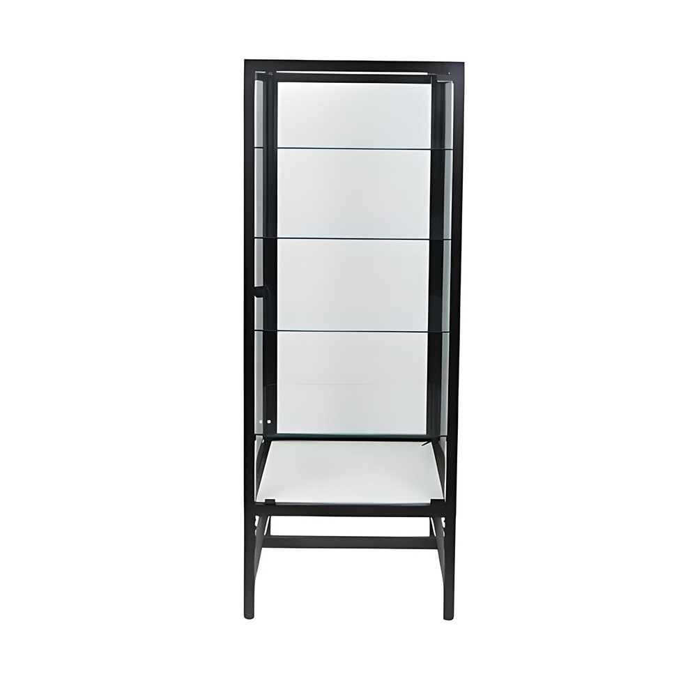 4 Shelf Modern Glass Display Tower | DGS Retail