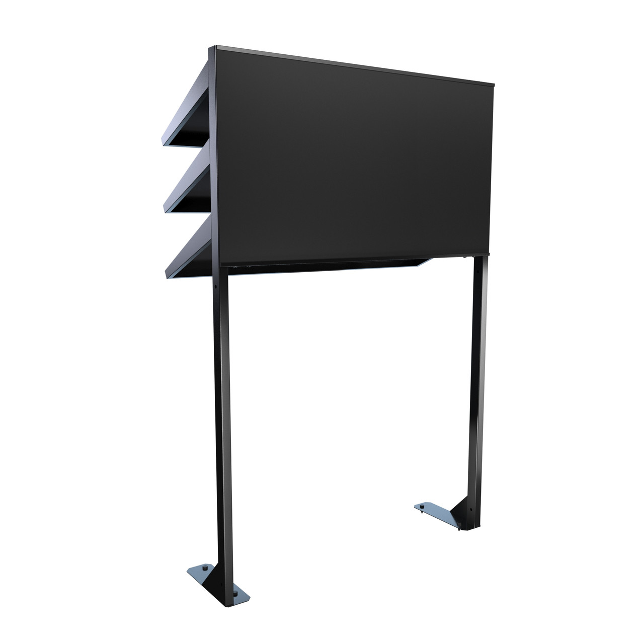 TobacPro Overhead Cigarette Display Rack 3 Shelves, Adjustable Spring ...
