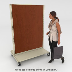 Mobile Gondola Shelving | Retail End Decks with Casters | DGS Retail