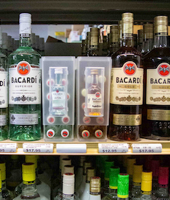 Shooter Displays Commercial Mini Liquor Nips Bottle Bins | DGS Retail