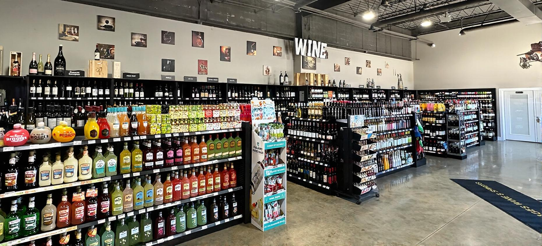 A&S Beverage Store Upgrade: Sleek Lozier Wood-Accent Shelving ...