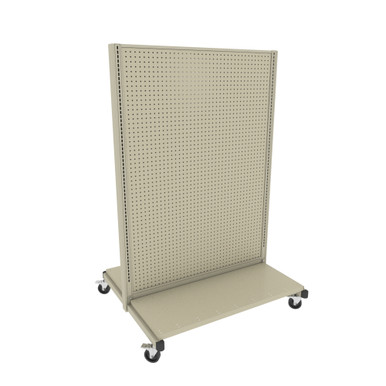 Lozier Mobile Gondola Starter, Platinum 48W 72H 19D w/Base | DGS Retail