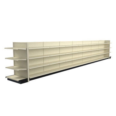 Lozier Platinum Gondola Shelving Island Display - 32ft Wide, 60"H, 16"D ...