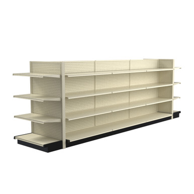 Lozier Platinum Gondola Shelving Island Display - 16ft Wide, 60"H, 19"D ...
