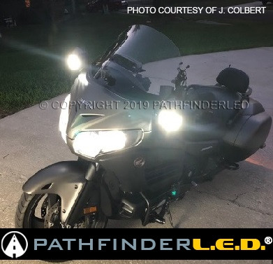 PATHFINDERLED HONDA GOLD WING GL1800/F6B HIGH PERFORMANCE LED HEADLIGHT KIT