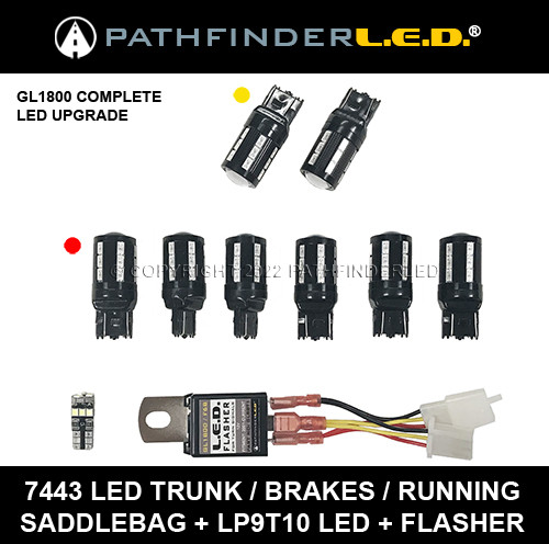 G18RPK GL1800 REAR LED CONVERSION KIT (7443R+7443A/OPTIONAL FLASHER)