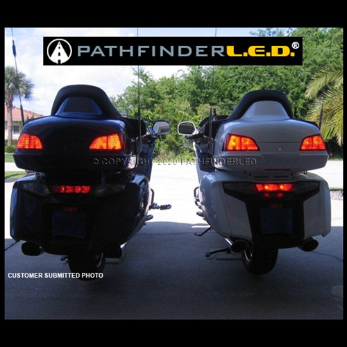 HONDA F6B REAR LED CONVERSION PKG (RED+AMBER/OPTIONAL FLASHER)