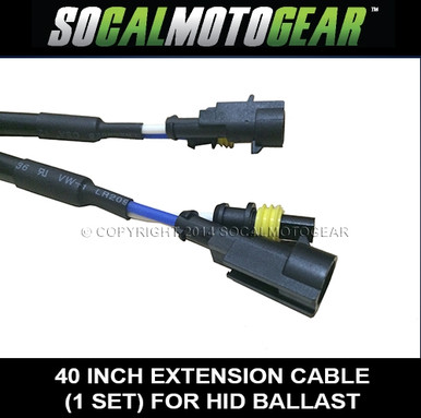 HID BALLAST EXTENSION CABLES