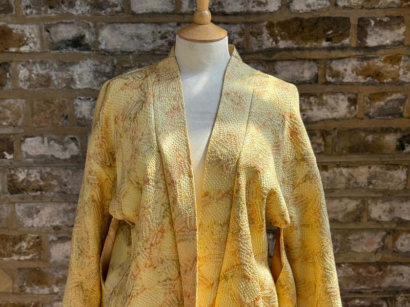 Yellow Haori Kimono - Vallebona Limited