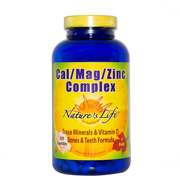 Cal Mag Zinc Complex 250 caps - Tahoma Supplements