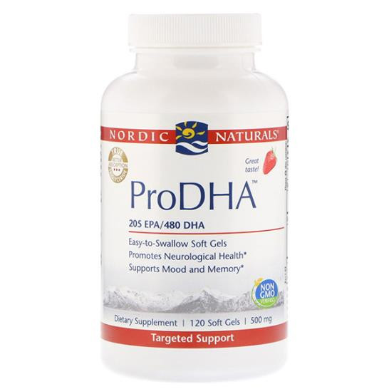 ProDHA (Strawberry) 120 Soft Gels (500 mg) - Tahoma Clinic Dispensary