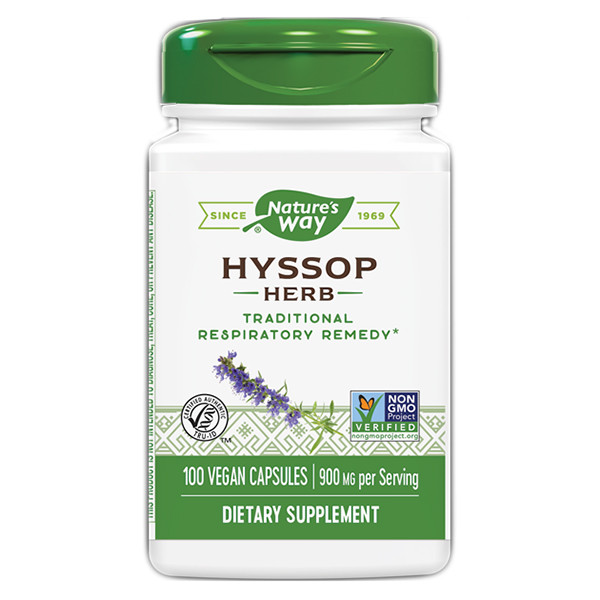 Hyssop 100 Vegan Caps (450 mg) - Tahoma Supplements