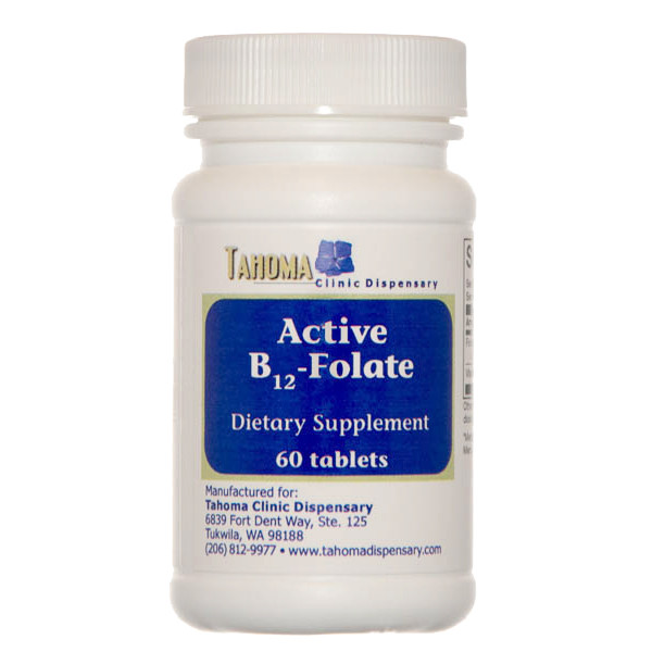 Active B12 Folate 60 Lozenges - Tahoma Supplements